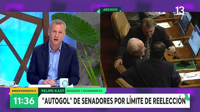Felipe Kast Se Refiere A Límite De La Reelección De Senadores 13 Cl
