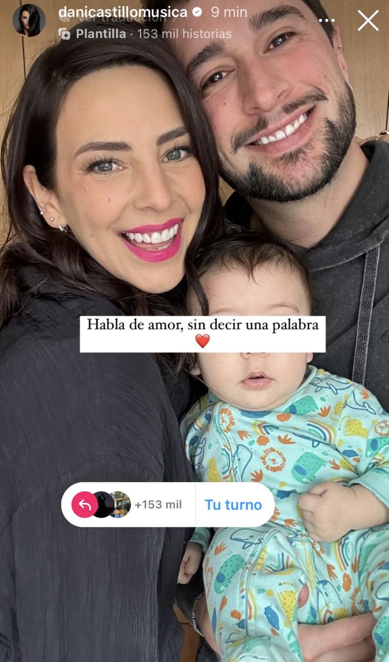 Daniela Castillo presume a su hijo Matteo con adorable imagen junto a ...