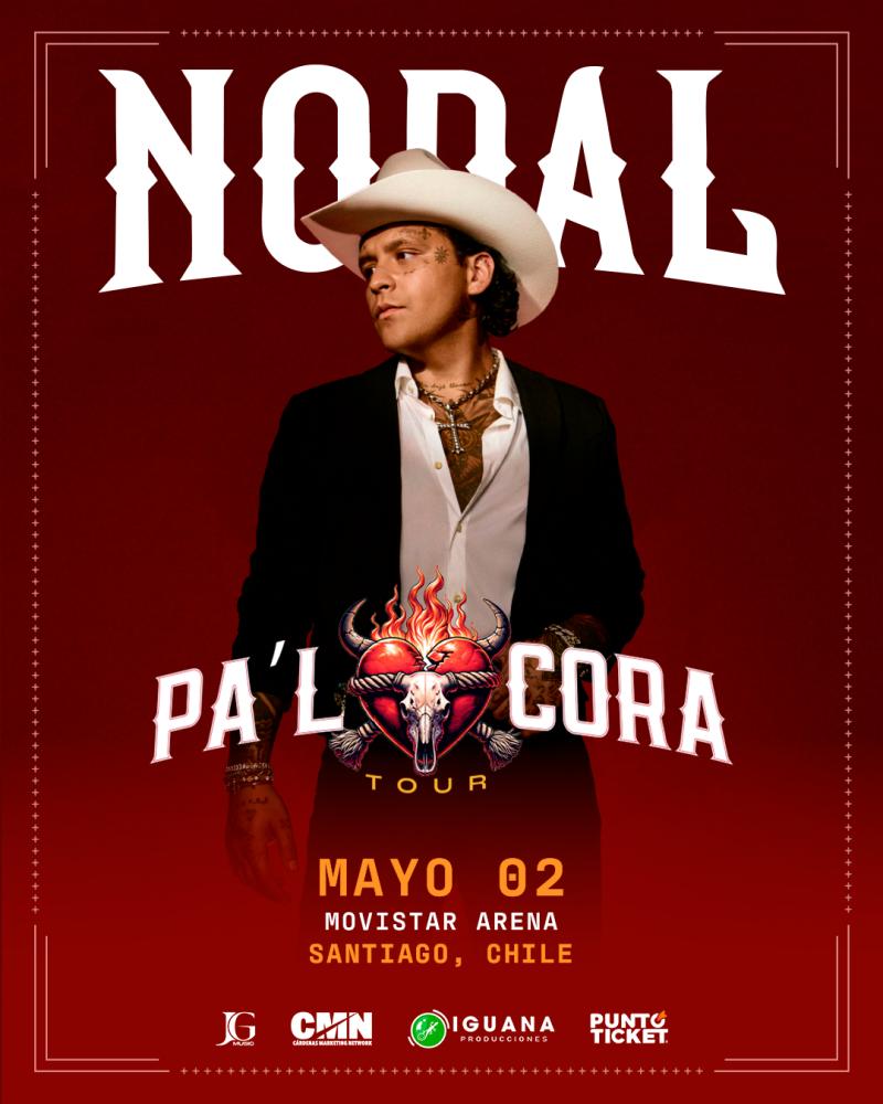 Christian Nodal vuelve a Chile con su gira "Pal Cora Tour": Fecha ...