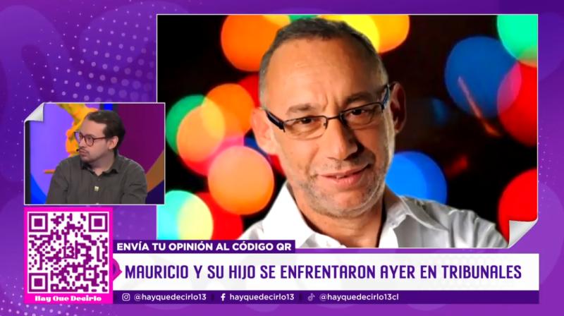 La llamativa actitud de Mauricio Israel con su hijo en audiencia | 13.cl