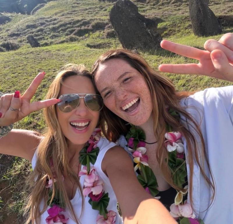 Las fotos de Laura de la Fuente en bikini desde Rapa Nui