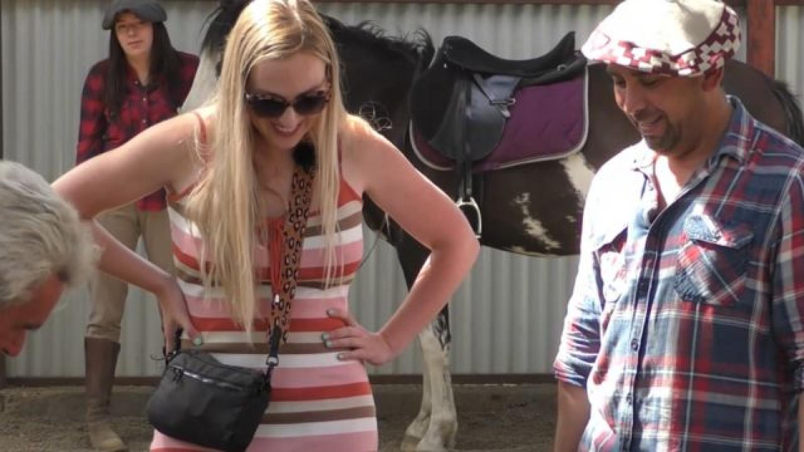 María José Winter conoce el Centro ecuestre “Sombras de Fuego” en Cabo ...