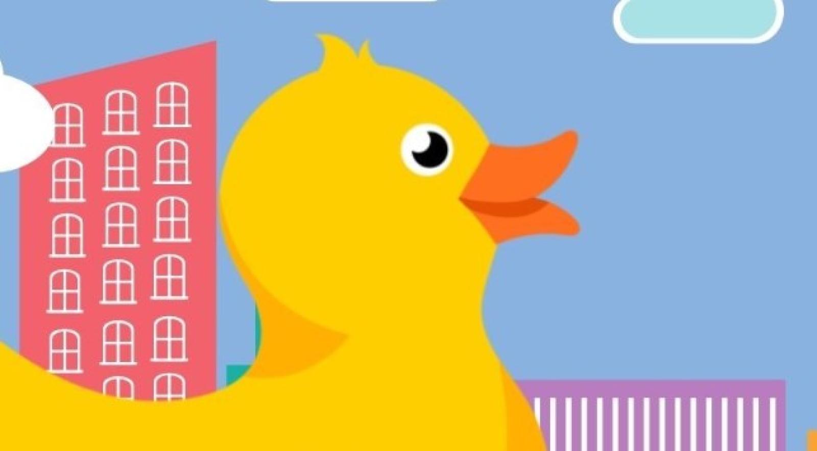 El gigantesco pato de goma que se alzará en Barrio Italia