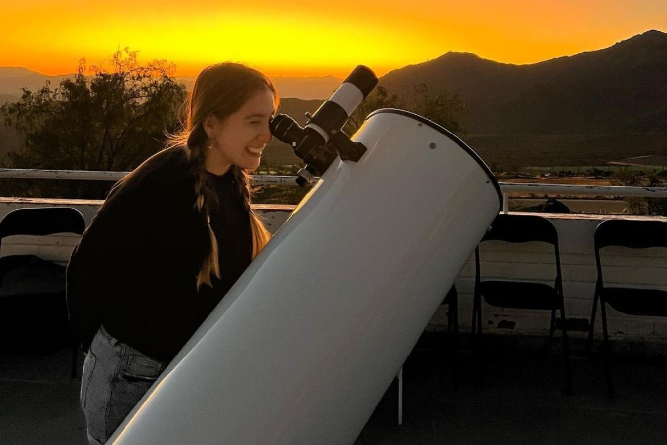 Teresa Paneque revela lo más maravilloso que vio en un telescopio