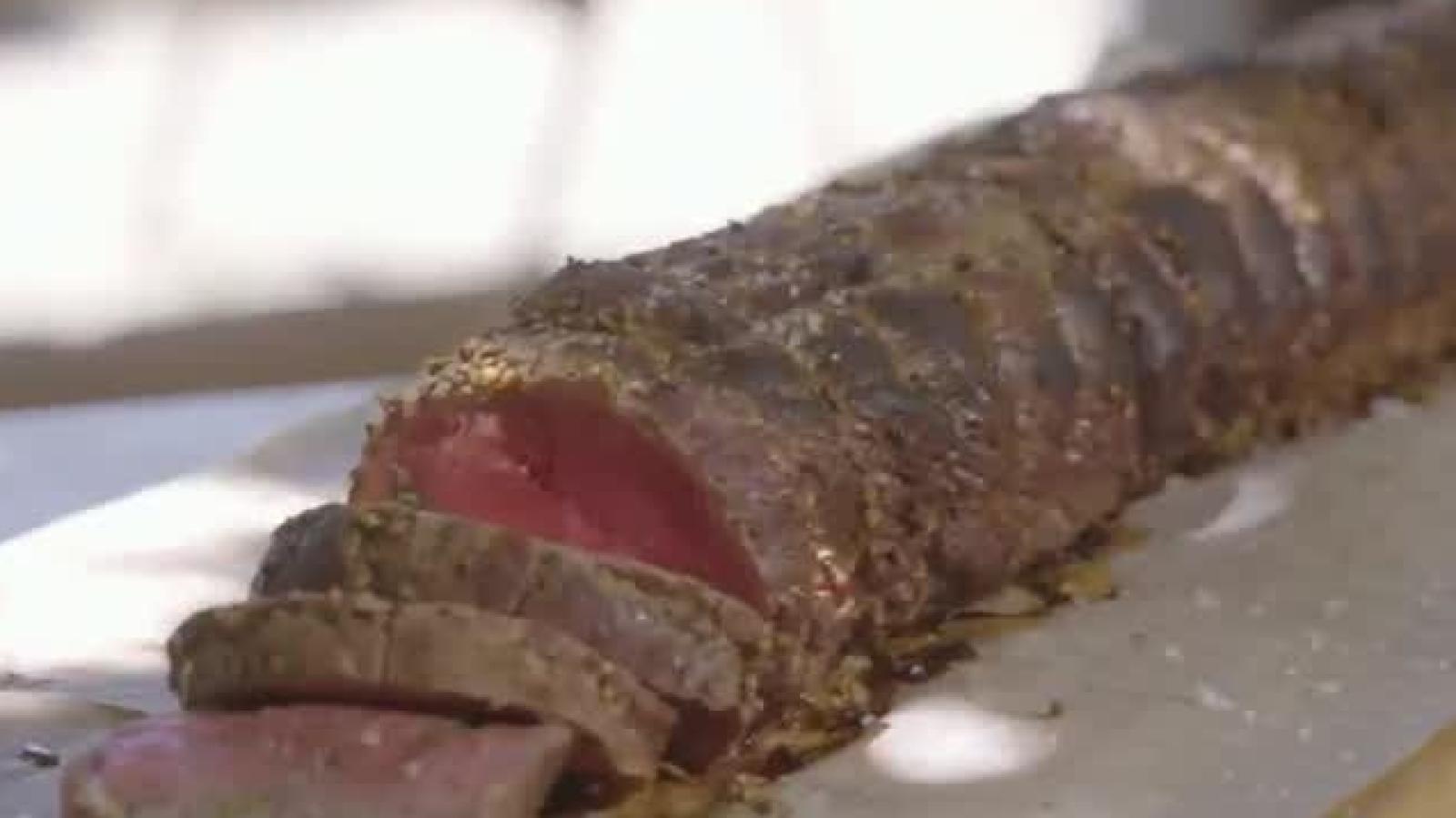 Lomo relleno al horno con hierbas y ají: receta con carne de ganadería ...