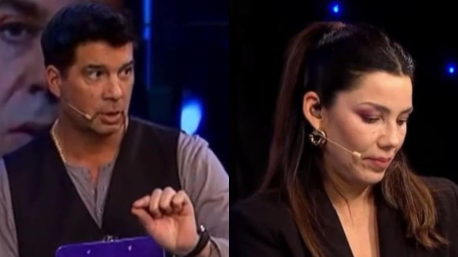 El tenso momento que protagonizaron en vivo Mario Velasco y Paula ...