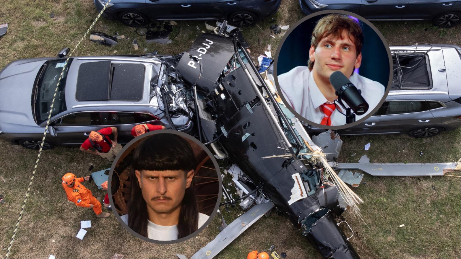 Reportan muerte de Oliver Tree y Gaspi tras choque de helicóptero
