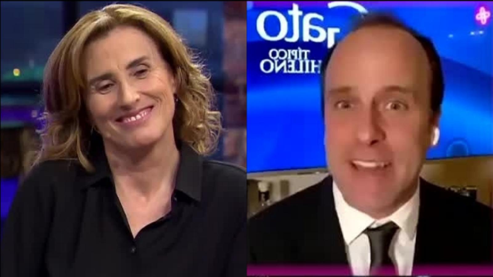 Marcela Cubillos reacciona a imitación de Stefan Kramer | 13.cl