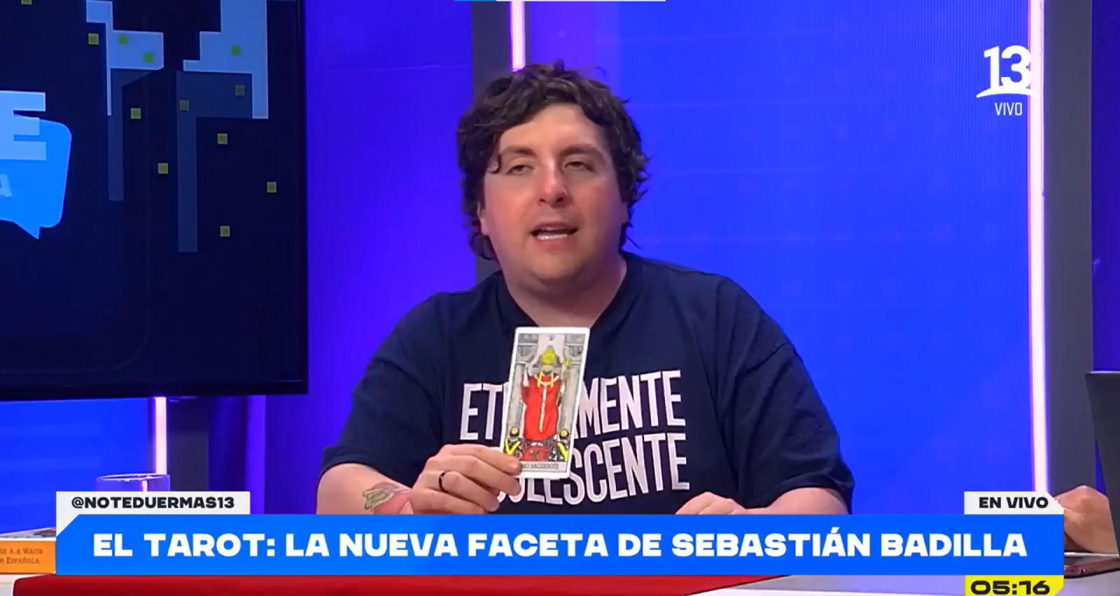 De director a leer el tarot: La nueva faceta de Sebastián Badilla | 13.cl