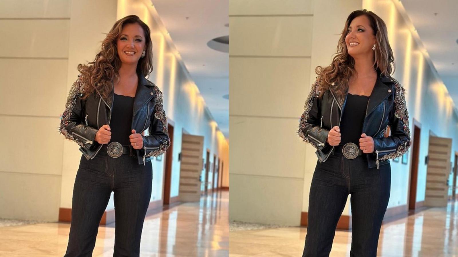¡Noche de rock! Priscilla Vargas asombra con maravilloso look para la noche chilena de Viña 2024 ...