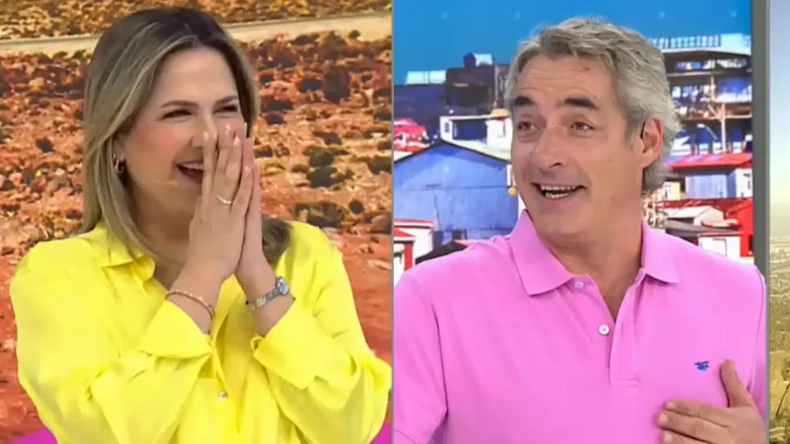 La divertida broma de Michelle Adam por polera de José Luis Repenning ...