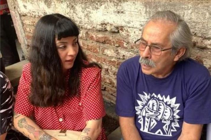 El espectacular mural que Mon Laferte y "Mono" González hicieron juntos