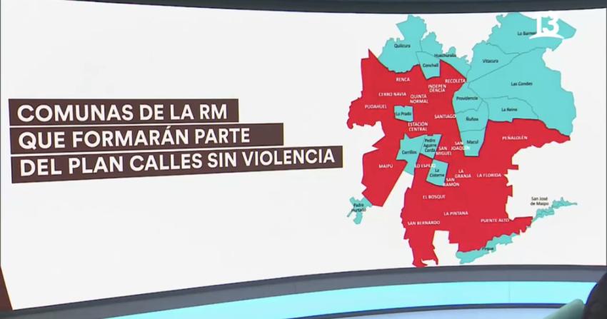 Estas Son Las 46 Comunas Que Tendrán Plan Calles Sin Violencia 13 Cl