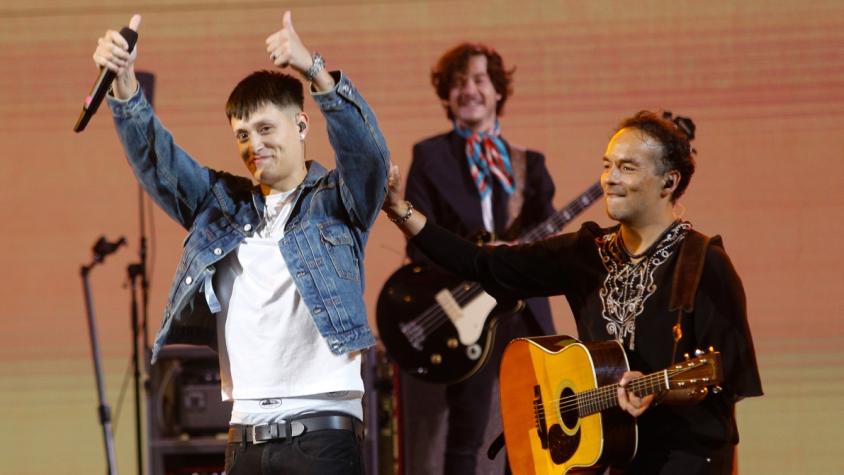 Kidd Voodoo cumple un sueño al cantar con Los Bunkers en Viña 2024 | 13.cl